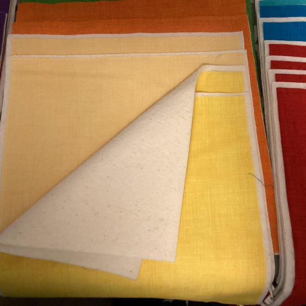 20-1"-3" X 90" Strips Pre-cut WARM & WHITE Cotton Batting Quilt Strips ...