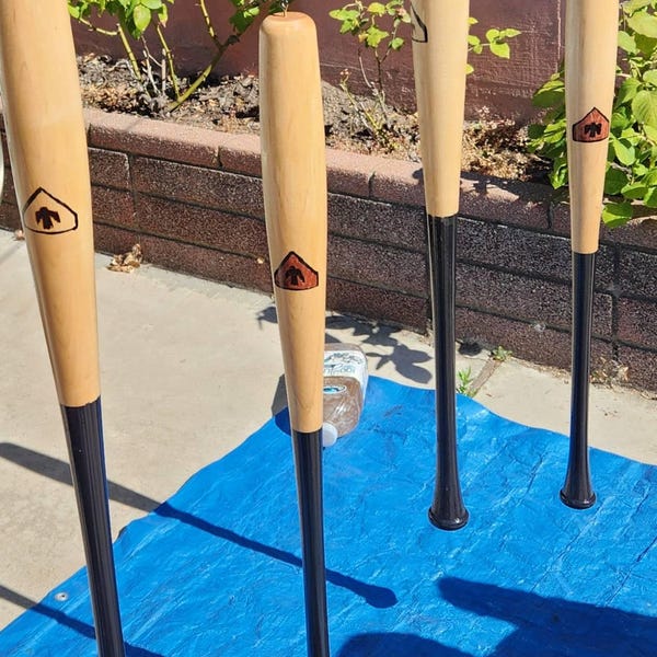 9- GAME READY Mixed Model Wood Baseball Maple Blem Bats - Etsy