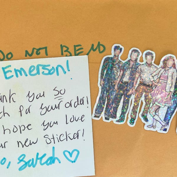 The Outsiders: the Musical Handmade Holographic Broadway Sticker - Etsy UK