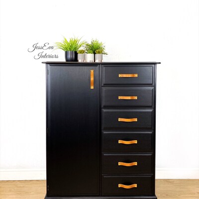 Oliver Edge Leather Loop Pulls - Etsy UK