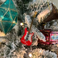 Personalised Guitar Christmas Tree Decoration - Etsy