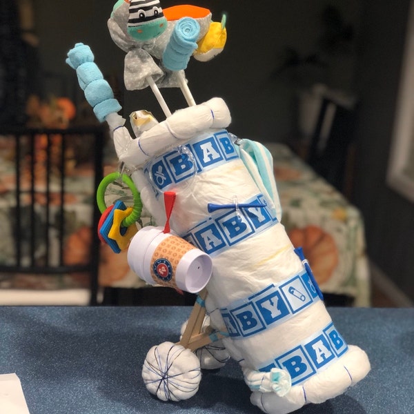 Instructions for Baby's 1st GOLF CLUB Set. Made From Diapers. Great ...