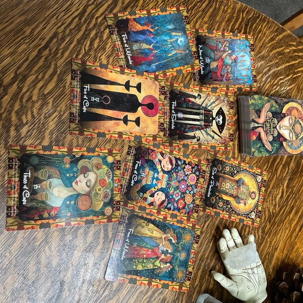 The Celestial Folklore Tarot 78 Cards Tarot Tarot Deck Fortune Telling ...