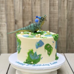T-rex Juvenile Dinosaur Party Animal Cake Topper Keepsake - Etsy UK