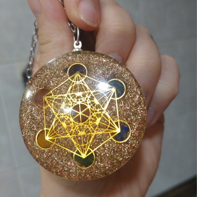 Black Tourmaline Orgone Energy Pentagram Pendant 1.6 Inch - Etsy