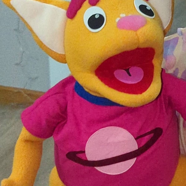 Funny Bunny Puppet Easter Blue Rabbit Professional Hand Puppet - Etsy