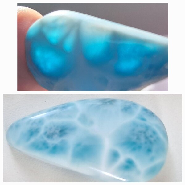 Beautiful Blue Color Larimar Gemstone, Top Grade Quality Natural ...