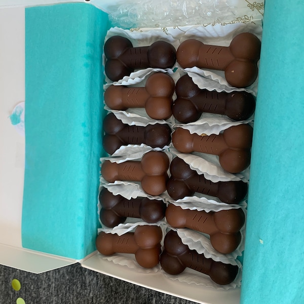 12 Bachelorette Party Chocolate Penis - Chocolate Dicks - Bachelorette ...