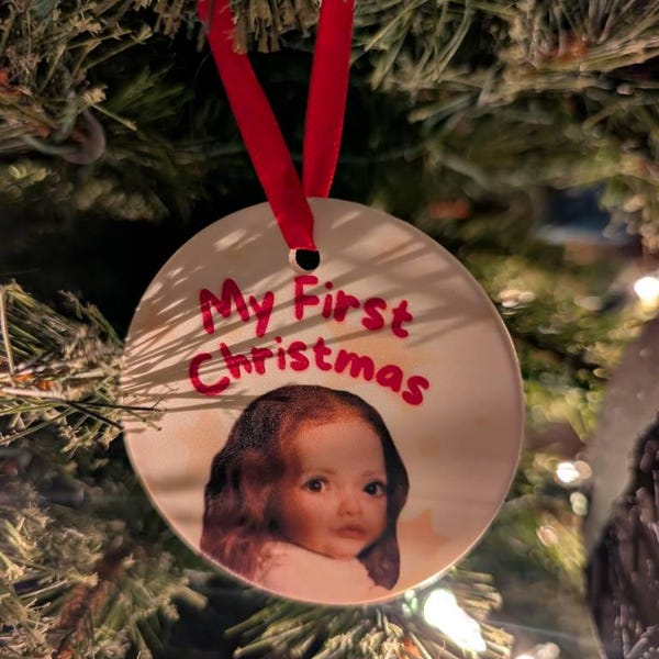 Renesmee Cullen Babys First Christmas Ornament, Funny Twilight Gift for ...