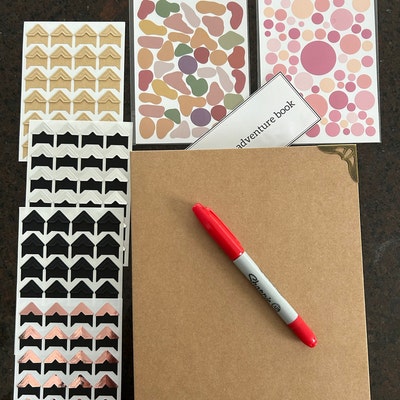 A4 Scrap Book Album Kraft & Burlap Scrapbook. DIY Photo - Etsy