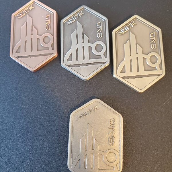 Bronze Batuuan Spira Solid Metal | Metal Batuu Credit | Star Wars ...