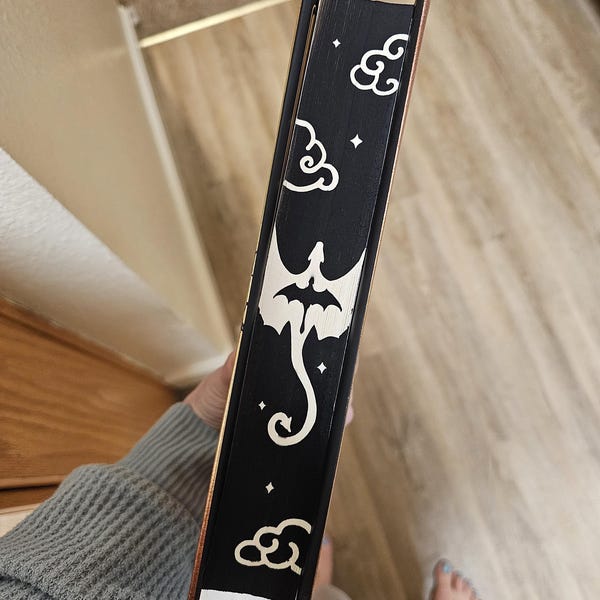 Digital File, Stencil Spines for Sprayed Edges, PNG SVG, Fourth Wing ...