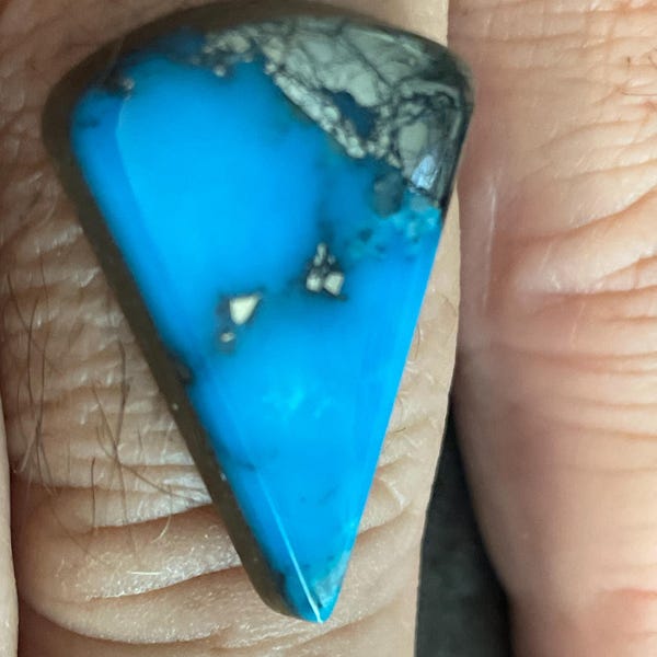 Beautiful Ithaca Peak Turquoise Blue High Grade Triangle Cabochon With ...