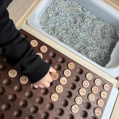 Number Match Educational Game / Wood Number Game / Learn to Count ...