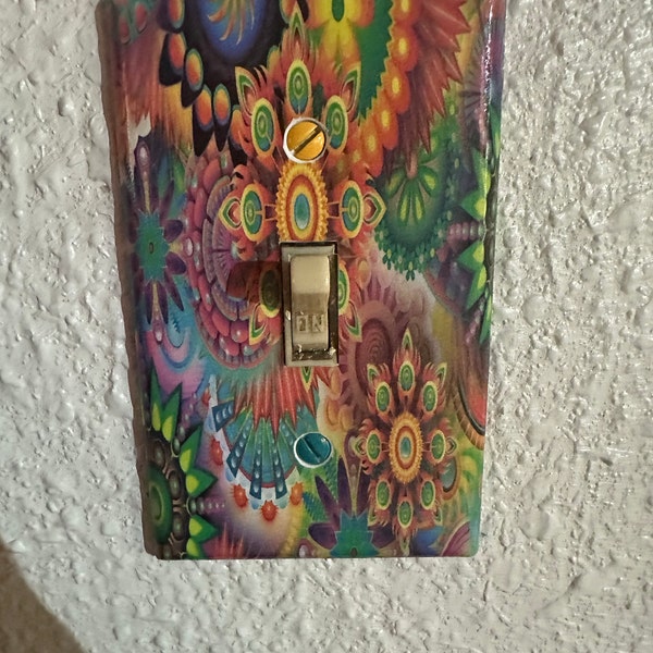 Tropical Beach Canoe & Palm Trees, Light Switch Cover Plate, Single ...