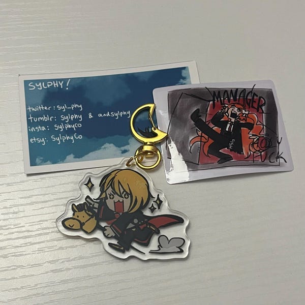 Limbus Company Don Quixote Acrylic Keychain - Etsy