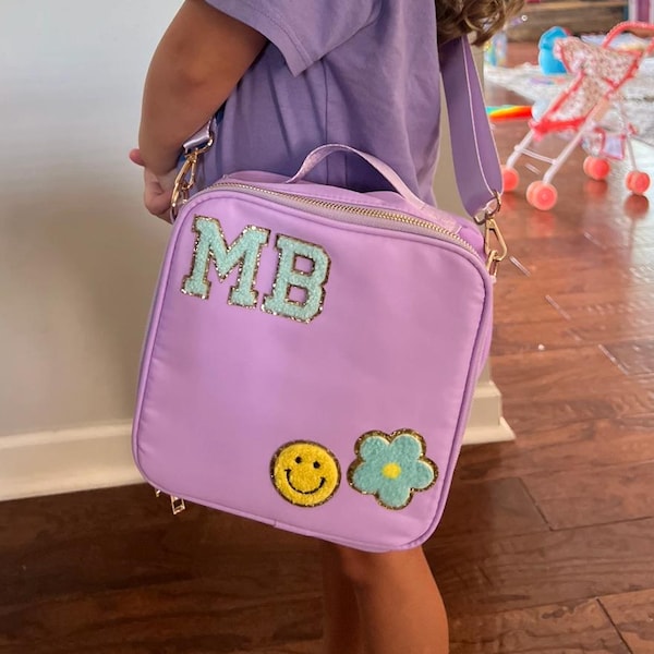 Personalized Lunchbox Kids Custom Lunch Box for School Bag With Patches ...