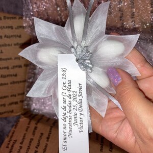 Italian Wedding Tradition Jordan Almonds Poem Thank You Design Favor ...