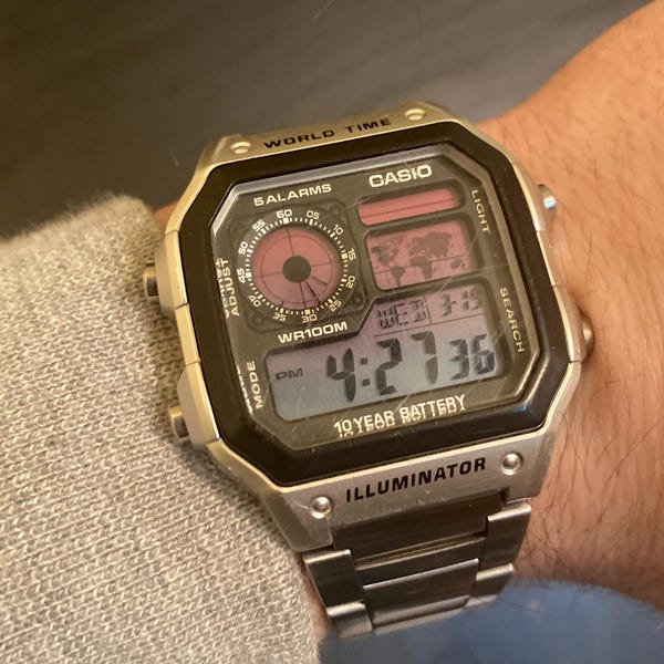 Casio AE-1200 Gradient Filter Screen - Etsy