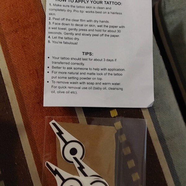 Inumaki Toge Temporary Face Tattoos, 2 Sets, 4 Tattoos - Etsy