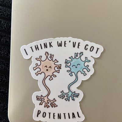 Neuroscience Pun Stickers Science, Neurobiology, Psychology, Pre-med ...