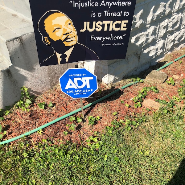 Martin Luther King Justice Yard Sign // 2-sided // Protest Sign ...