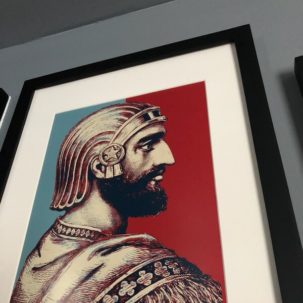 Cyrus the Great Original Art Print - Photo Poster Gift Wall Decor ...