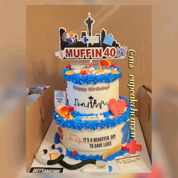 Fondant Nurse Doctor Cake Toppers - Graduation Cake Toppers - Medical ...