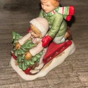 Vintage Ceramic Mold Village Scene Lighted Blue Sparkly 16 - Etsy