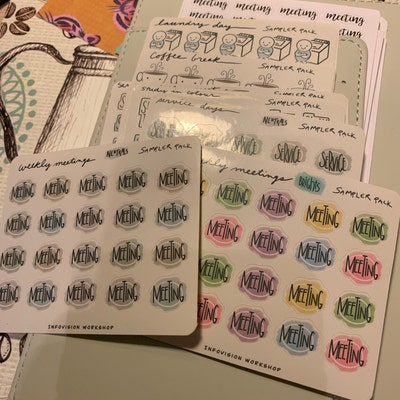 Spiritual Routine-freeform Stickers for Planner Journal - Etsy