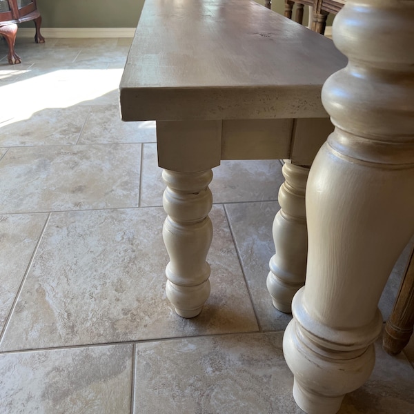 Pine Chunky Farmhouse Bench Legs - 3.5 X 16 - Set of 4 - Handmade in NC ...
