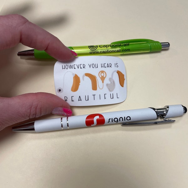 Hearing Aid Sticker Decal in Multiple Colors | Pride in Hearing ...