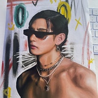 BTS V Singularity Wall Art Print - BTS V Fanart Merch Room Wall Decor ...