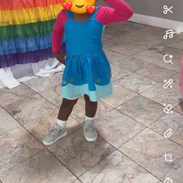 Princess Poppy Dress Inspired by the Trolls Movie / Birthday Dress ...