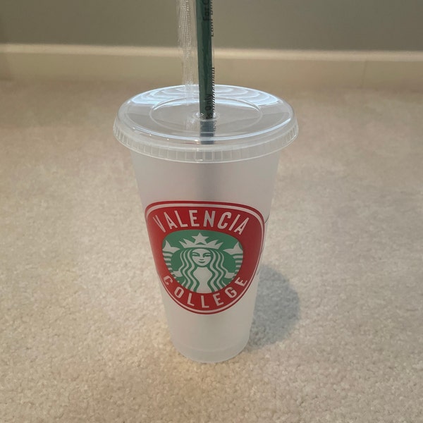 Flower Starbucks Cup • Botanical Design • Starbucks Cold Cup • 24oz ...