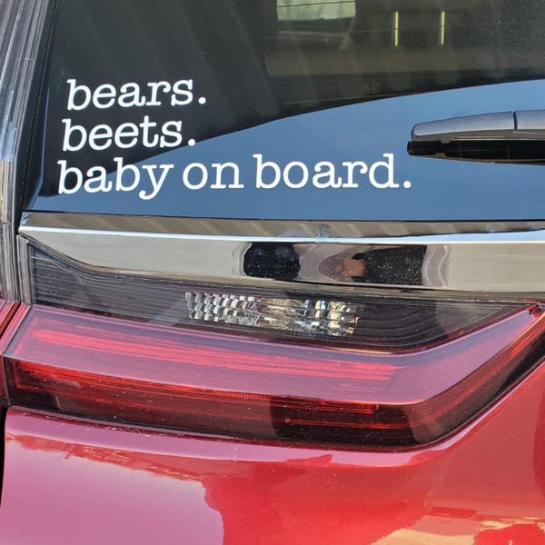 Bump on Board Sticker – Pregnant Mom Decal, Expecting Parents Gift, New ...