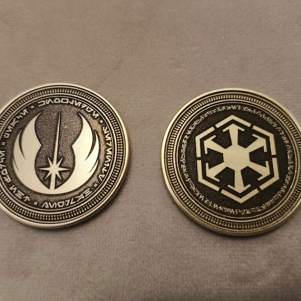 Jedi / Sith Challenge (chance) Coin - Etsy