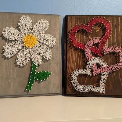 Monogram String Art Kit - Etsy