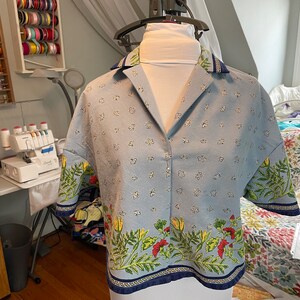 Oversized Revere Collar Shirt Blouse PDF Sewing Pattern Sizes 34-50/ 4 ...