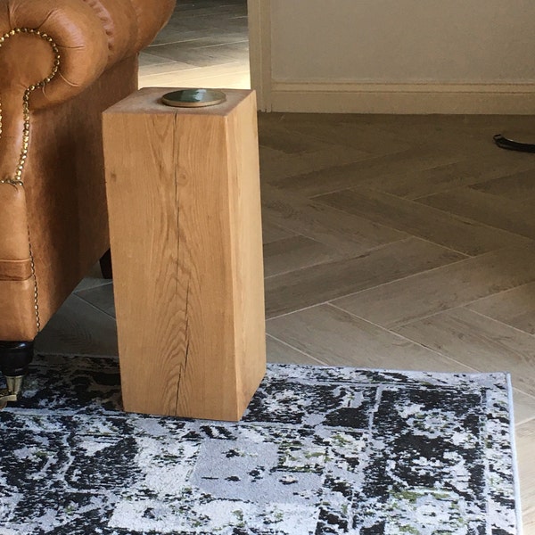 Solid Oak Block/200x200/7.87x7.87/side Table/ Display Block, Nesting ...