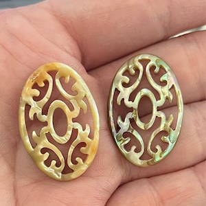 Pink Queen Conch Clamshell Clam Shell Cabochon 18x20 Mm or 14x15 Mm One ...