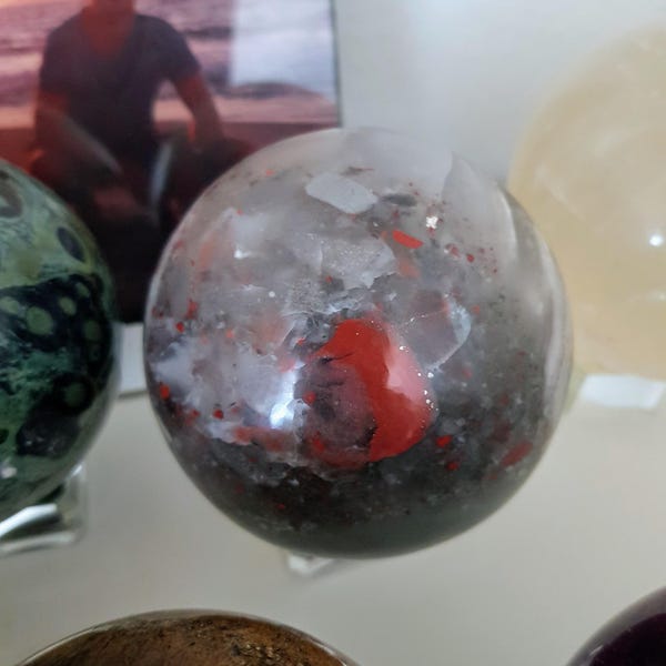 XXL Peach Stilbite Heart, the Stone With Lots of Healing Properties New ...