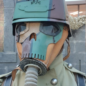 A Death Korps of Krieg Leather gas mask. Warhammer 40000 | Etsy