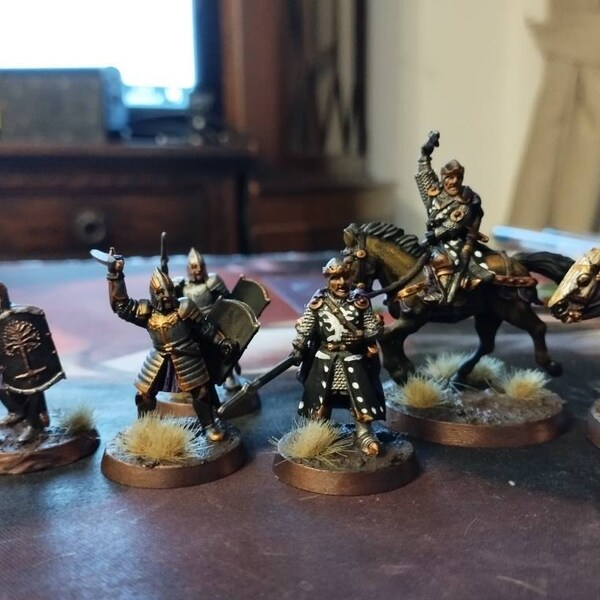 13th 14th Century Billmen / Spearmen With Pavisse Option, 28mm, Metal ...