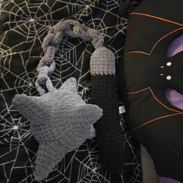 NO-SEW PATTERN: Crochet Fantasy Weapons - Flail, Mace, Nun-chucks ...