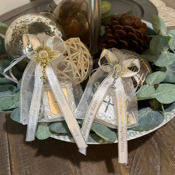 12 Mini Bibles Holy Sacrament First Communion Favor Personalized ...