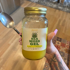 Organic Pure Sea Moss Gel Wildcrafted Irish Seaweed Moss - Etsy