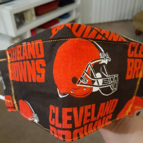 Cleveland Browns Fabric 100% Cotton Officially Licensed - Etsy