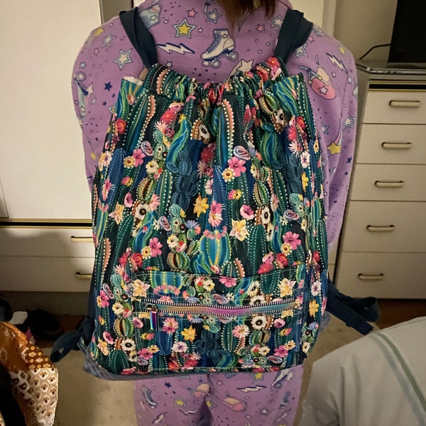 Merida Drawstring Backpack PDF Sewing Pattern, Easy Backpack Pattern - Etsy