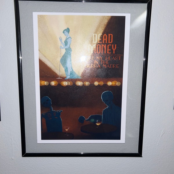 Fallout New Vegas Inspired Dead Money Sierra Madre Art Print - Retro ...